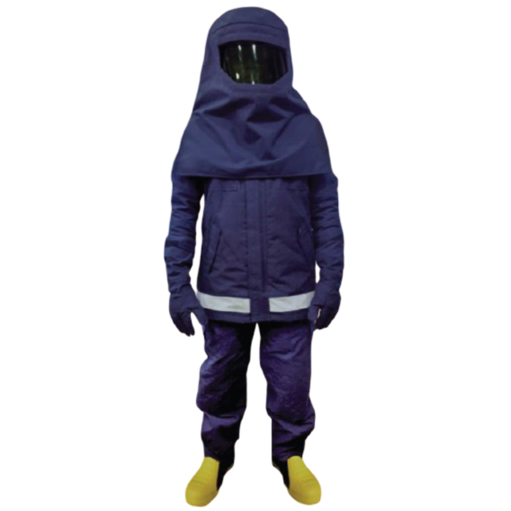 ARC FLASH SUIT 40 CAL THE MASK LAB OSHGUARD - SAFELYNE